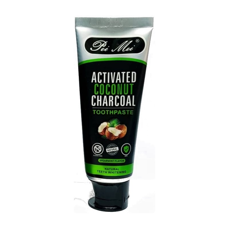 Pei Mei Activated Coconut Charcoal Toothpaste 100ml